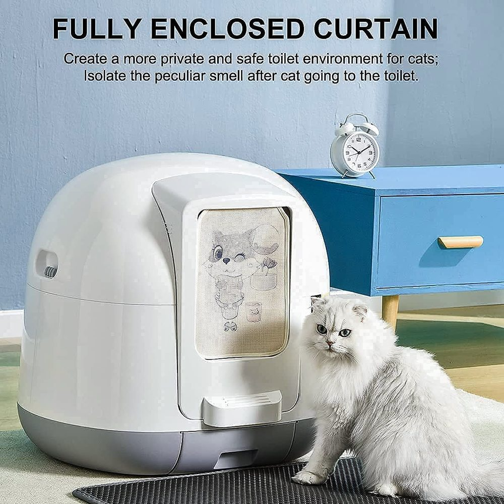 Automatic Intelligent Large Cat Litter Box Fully Closed Feces Machine ...